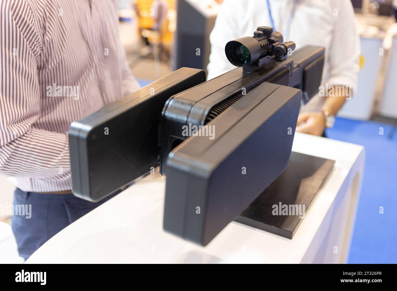 Anti drone weapon on excibition Stock Photo - Alamy