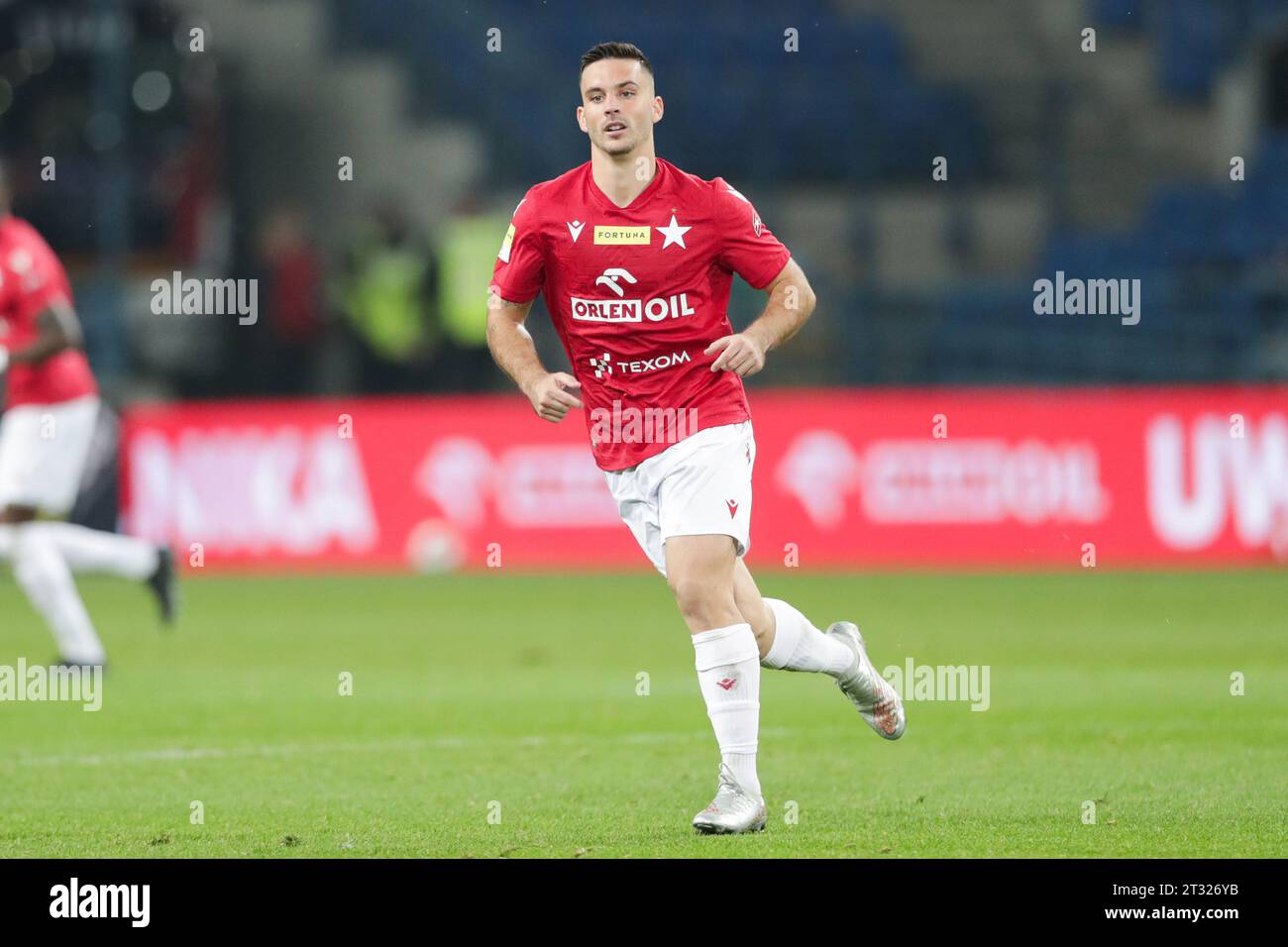 Angel rodado of Wisla Krakow seen in action during Fortuna 1 Polish ...