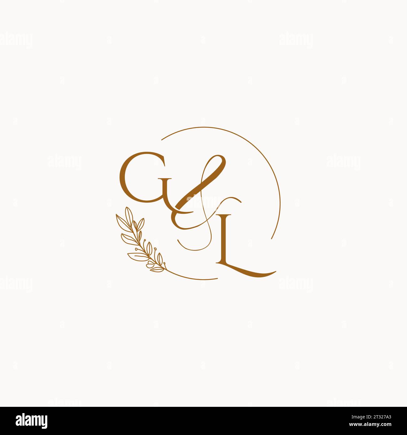 L and g initials hi-res stock photography and images - Alamy