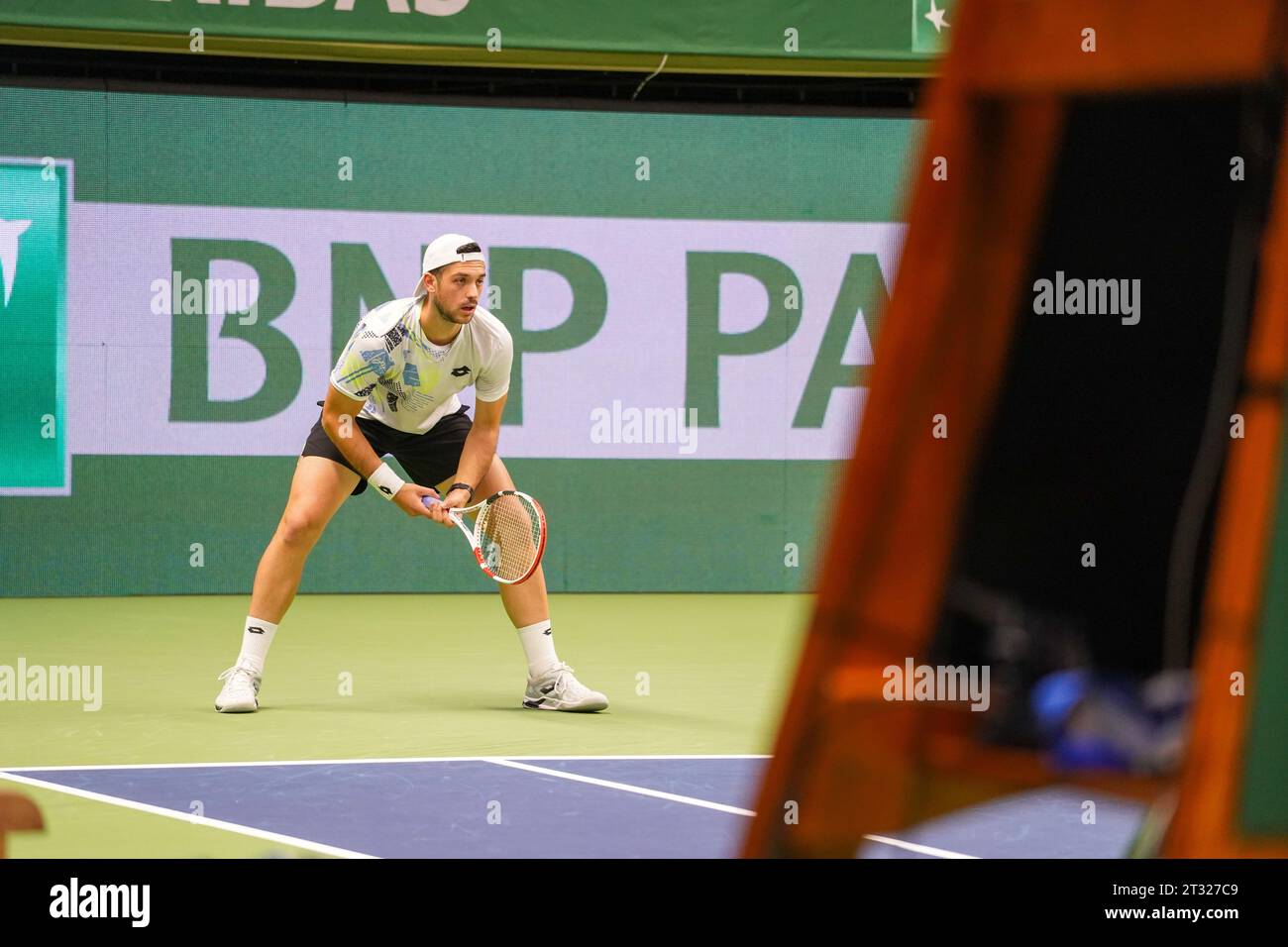 Stockholm, Kungliga tennishallen, 10 22 2023, Andrey Golubev, Denys ...