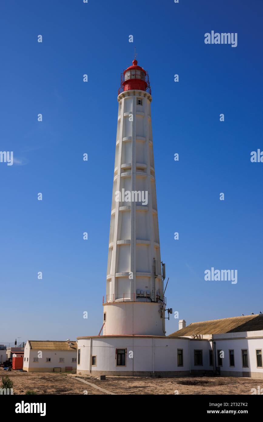 The light house on Ilha do Farol (Lighthouse Island) off the coast of ...