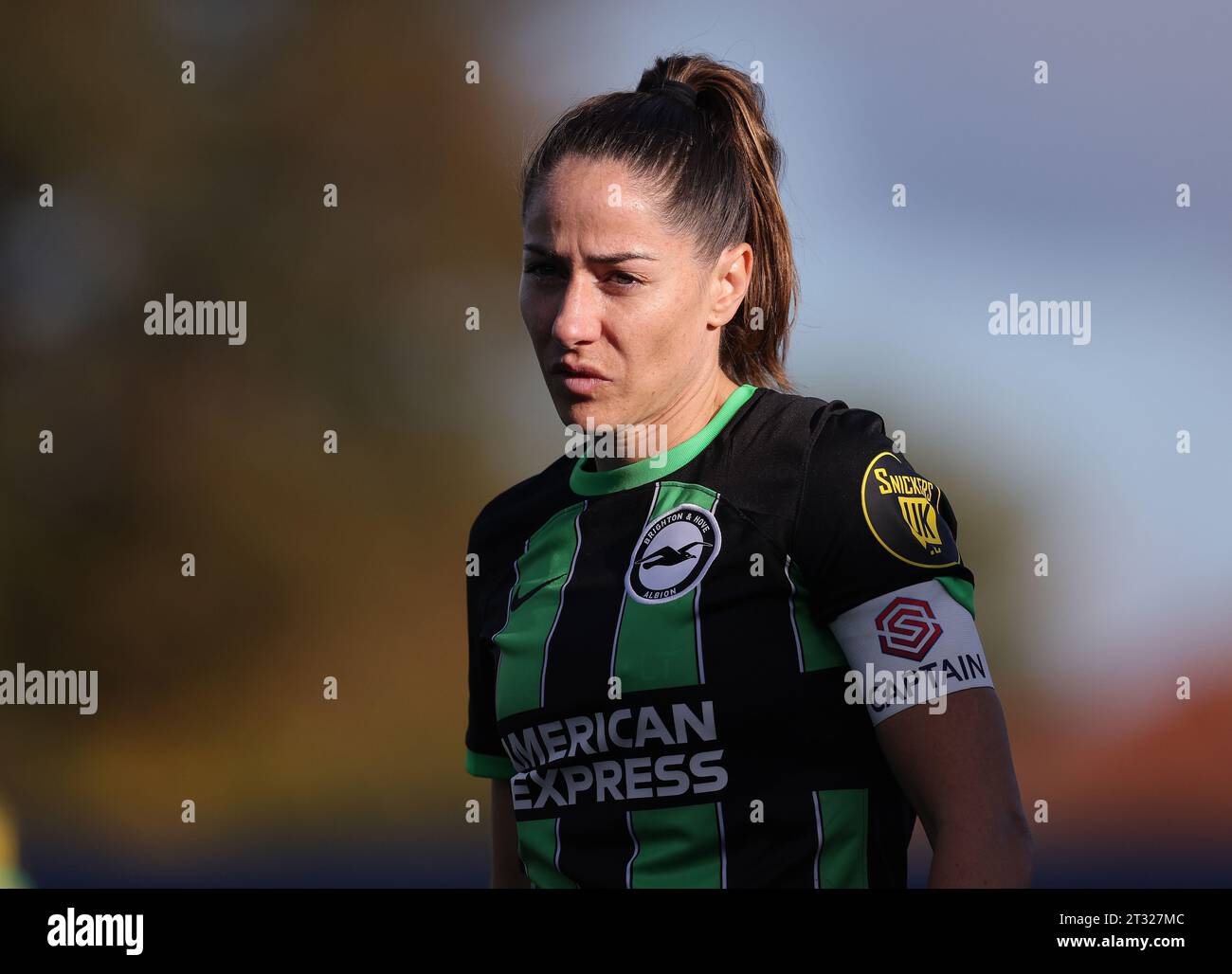 Kington Upon Thames, UK. 22nd Oct, 2023. Vicky Losada of Brighton and ...