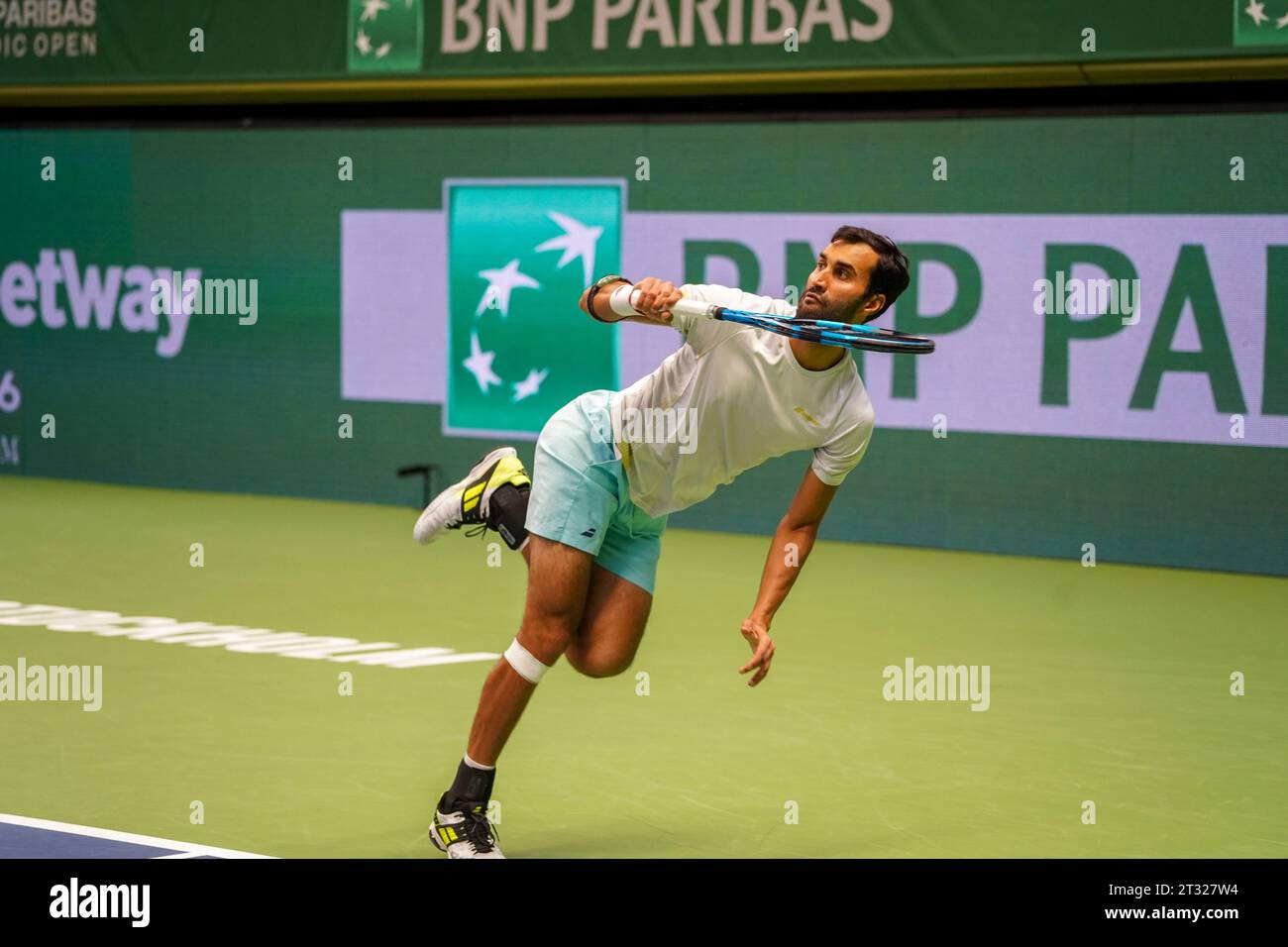 Stockholm, Kungliga tennishallen, 10 22 2023, Andrey Golubev, Denys ...