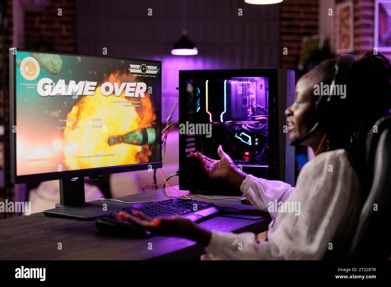 Gamer feeling irked after losing singleplayer action videogame mission ...