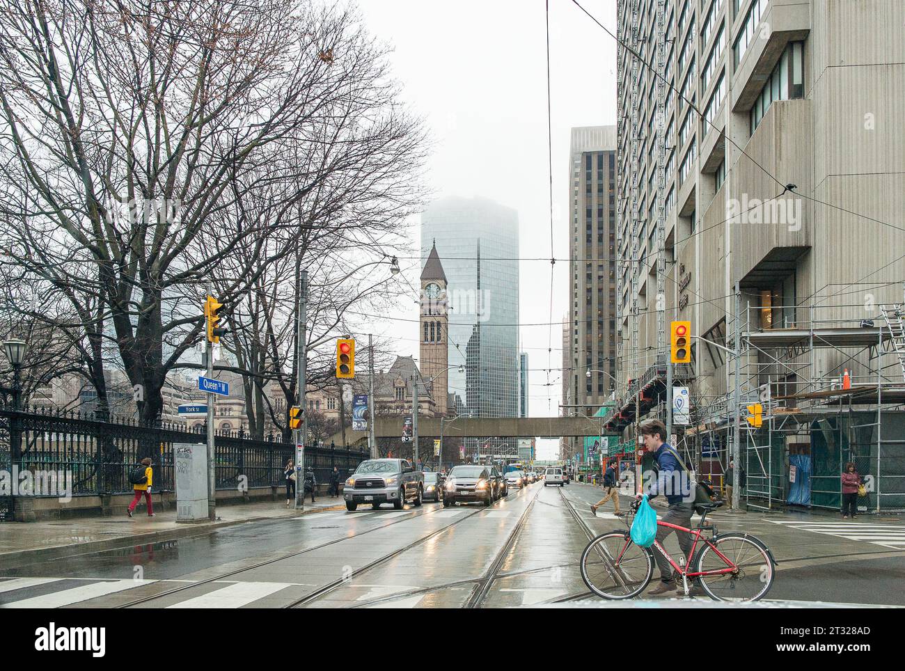 Old City Hall and Toronto Financial district in downtown Toronto is the ...