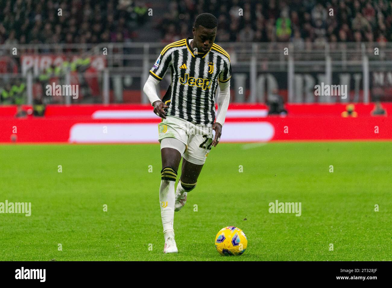 Milan, Italy - october 22 2023 - Milan-Juventus serie A - weah timothy ...