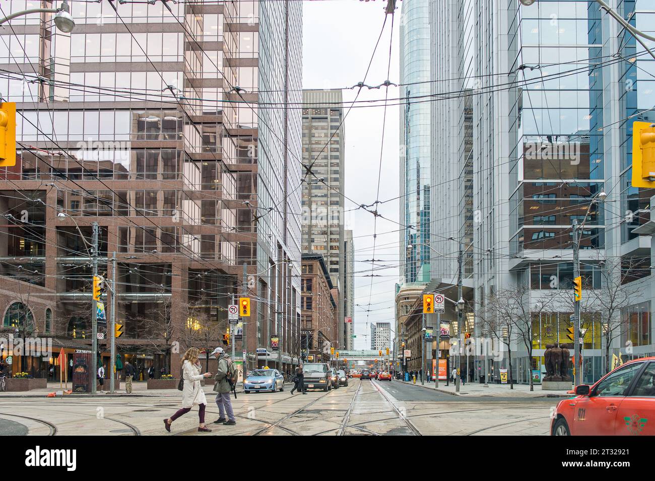 Toronto Financial district in downtown Toronto is the heart of Canada’s ...