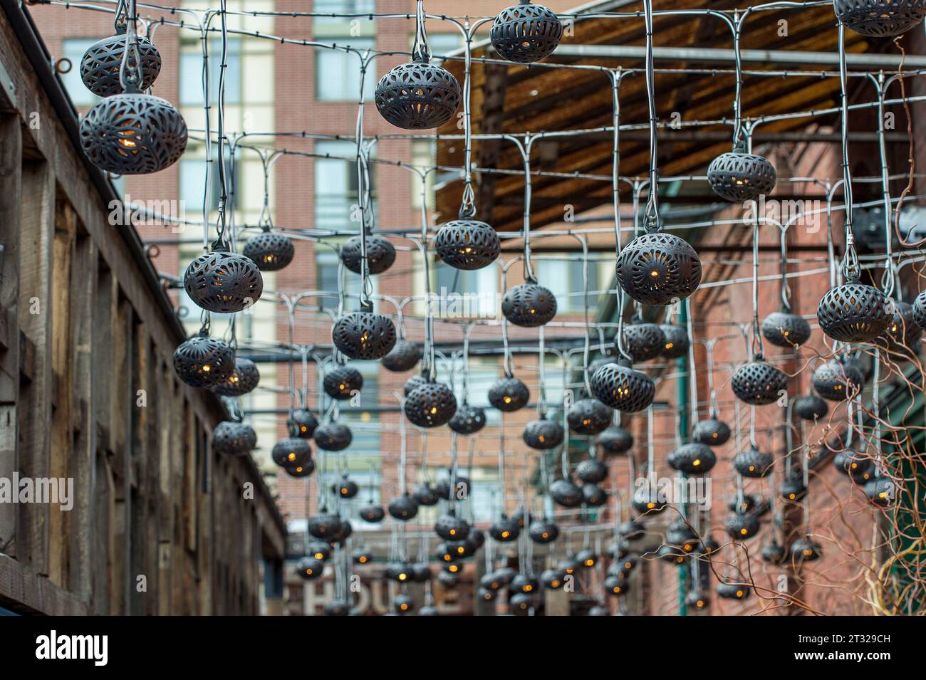 Entrance to El Catrin Destileria a Mexican restaurant in the historic ...