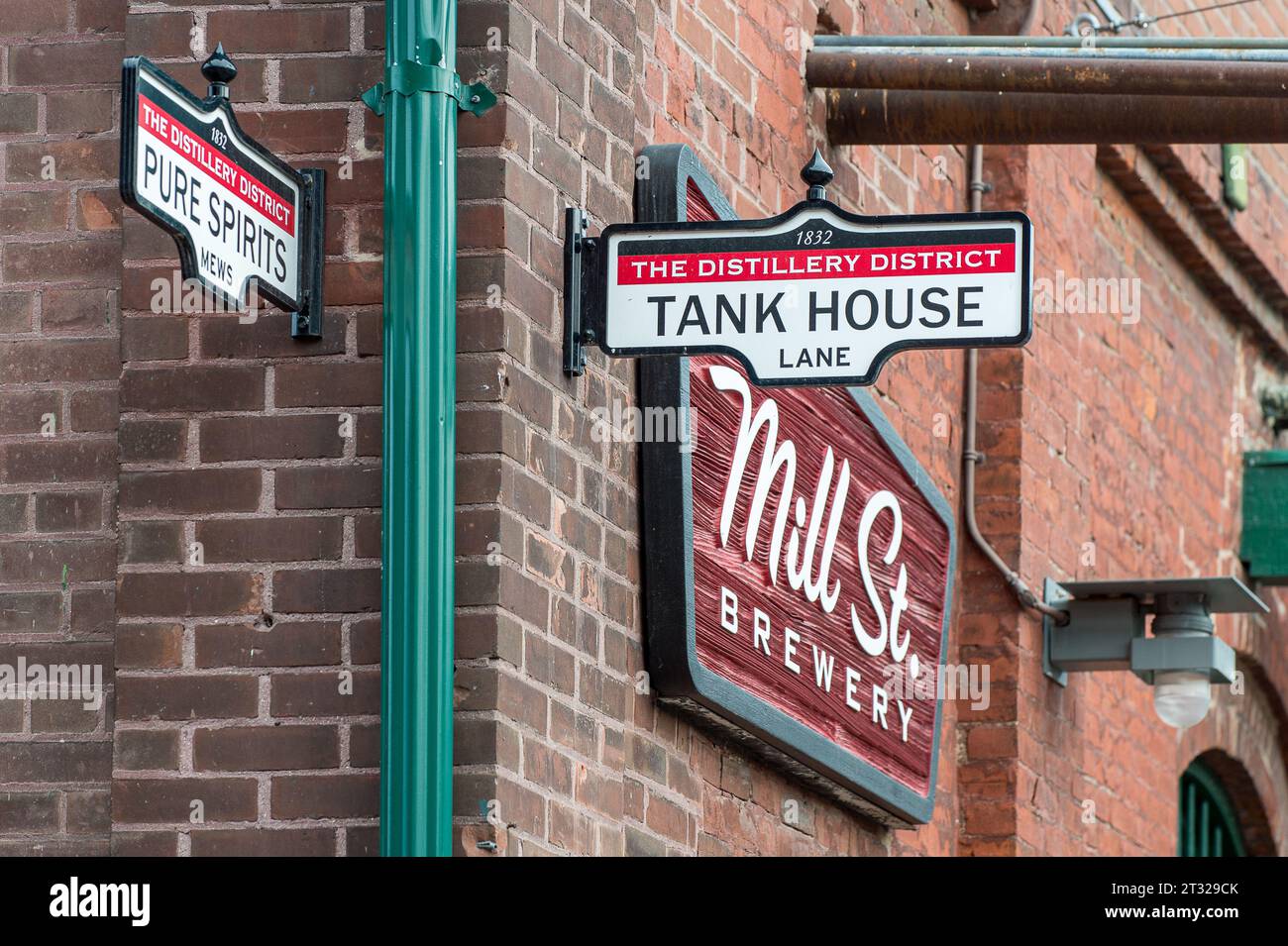 The historic Distillery District in Toronto is famous for its Victorian ...