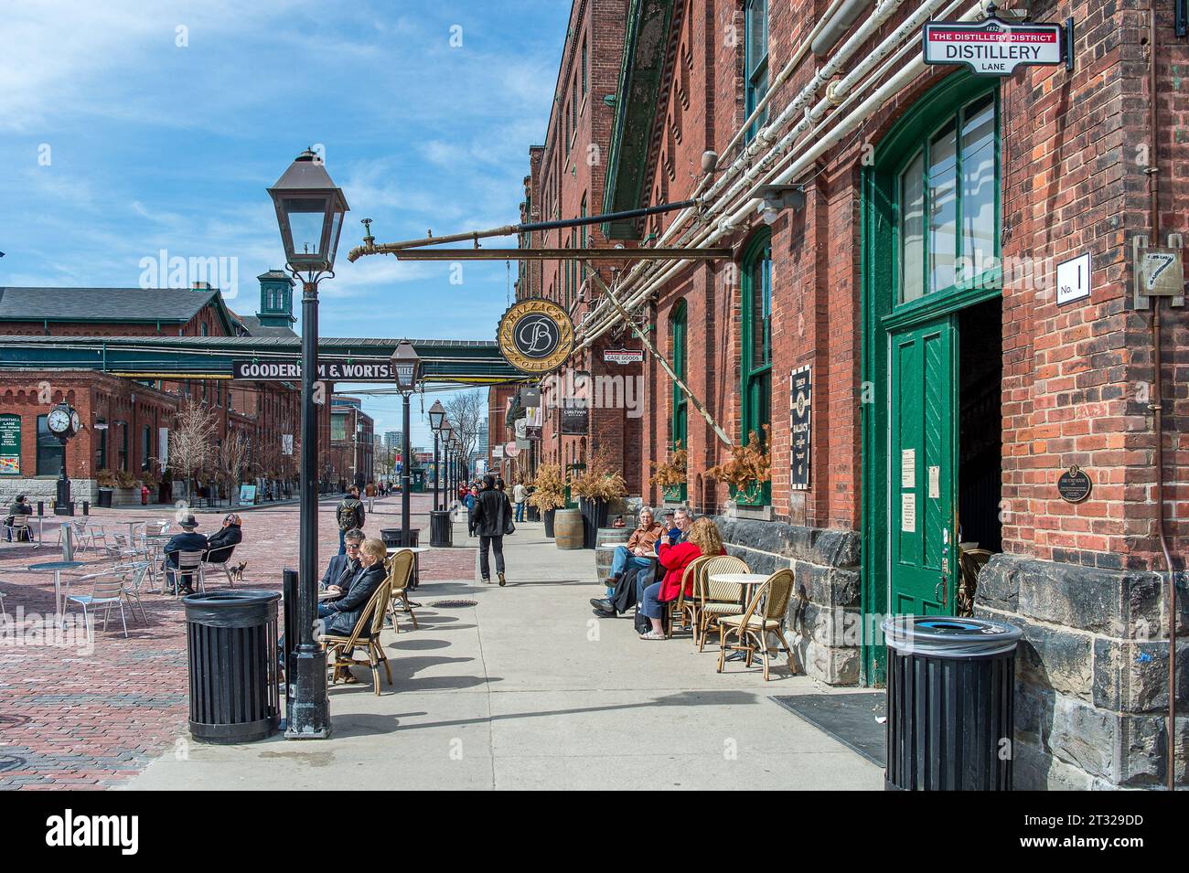 The historic Distillery District in Toronto is famous for its Victorian ...