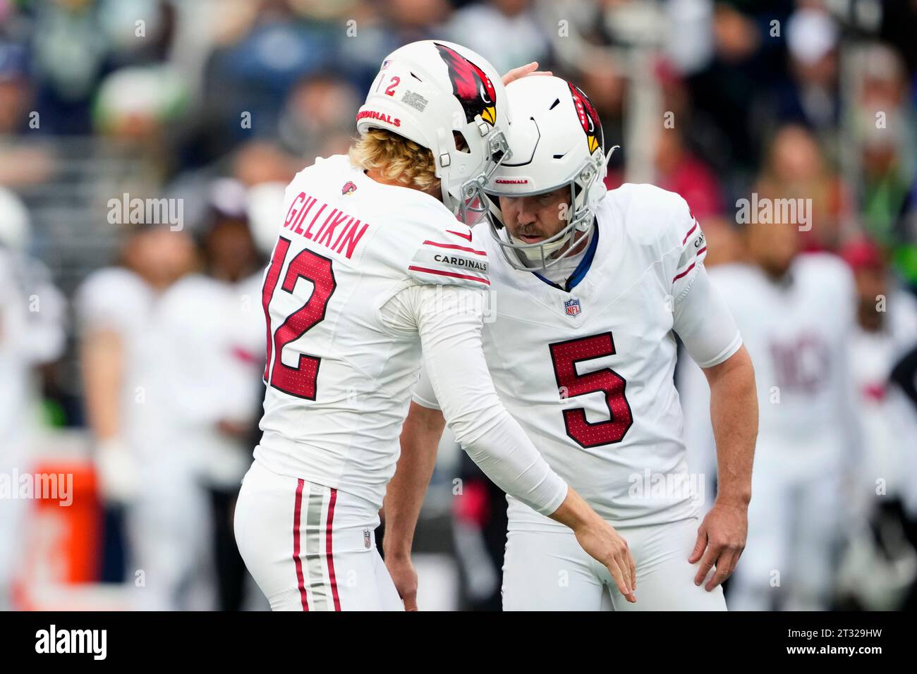 Arizona Cardinals kicker Matt Prater (5) celebrates his made field goal ...