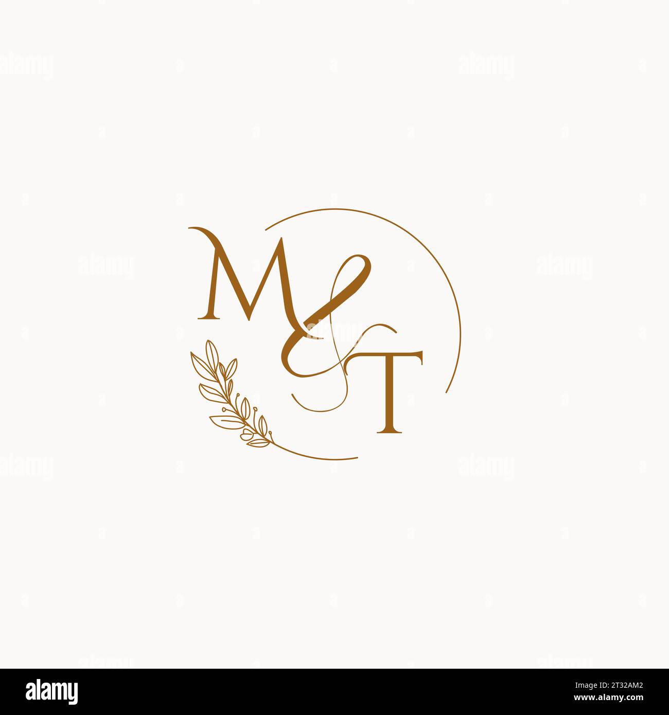 MT initial wedding monogram logo design ideas Stock Vector Image & Art - Alamy