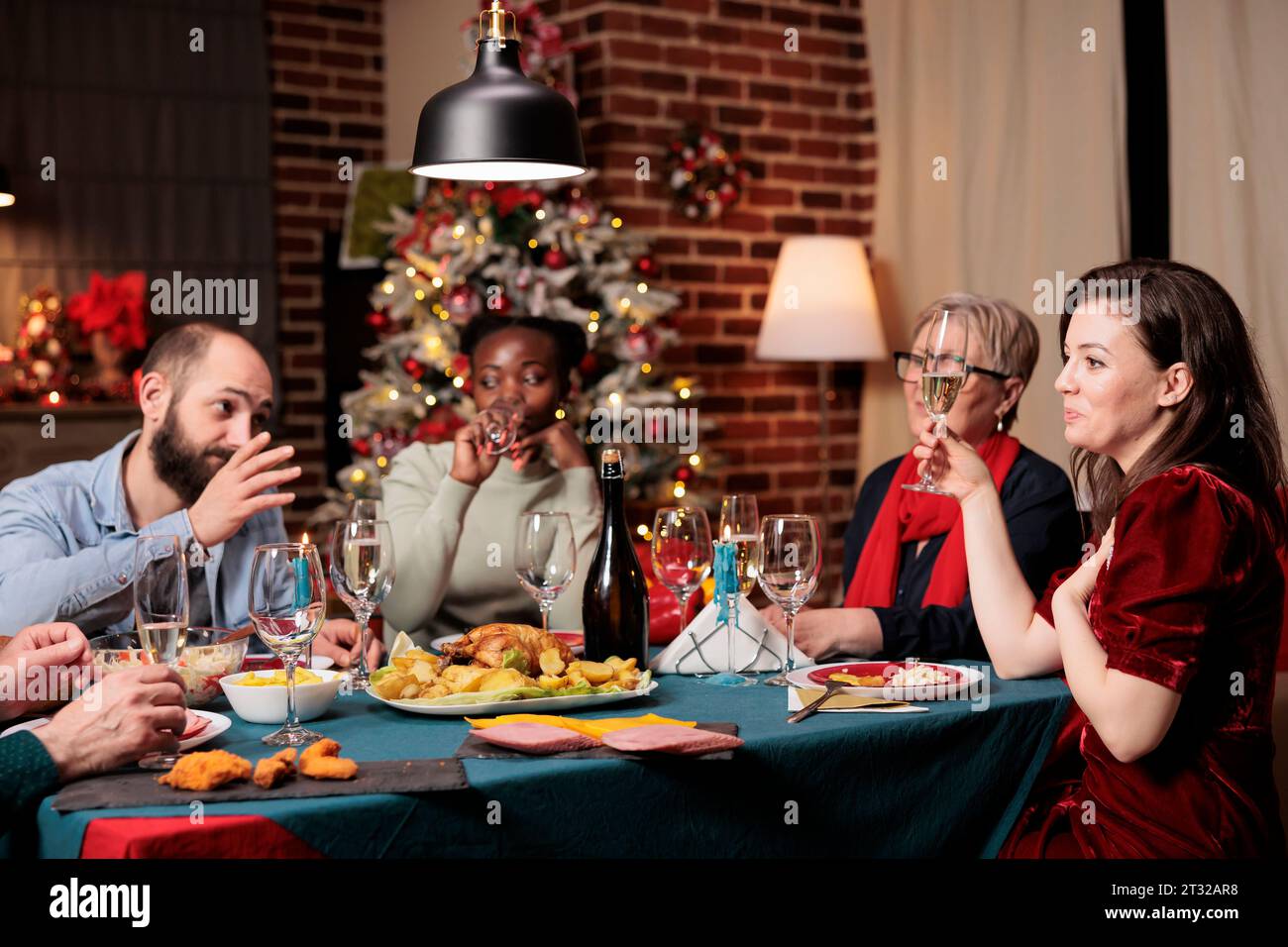 African woman giving toast hi-res stock photography and images - Alamy