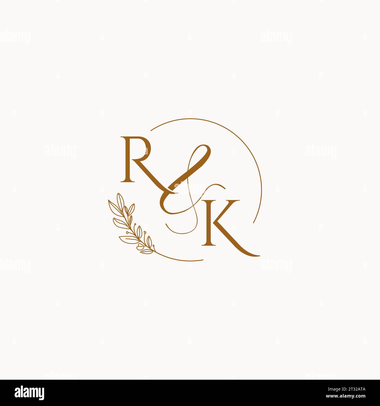 RK initial wedding monogram logo design ideas Stock Vector Image & Art - Alamy