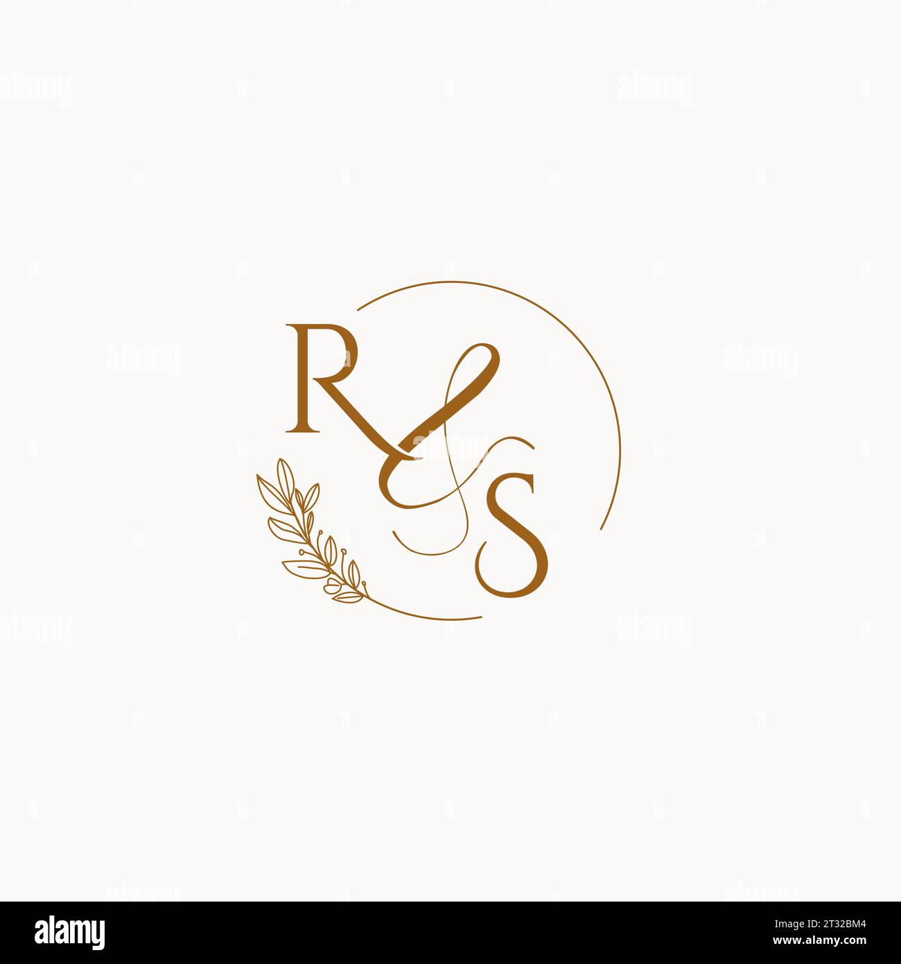 RS initial wedding monogram logo design ideas Stock Vector Image & Art - Alamy