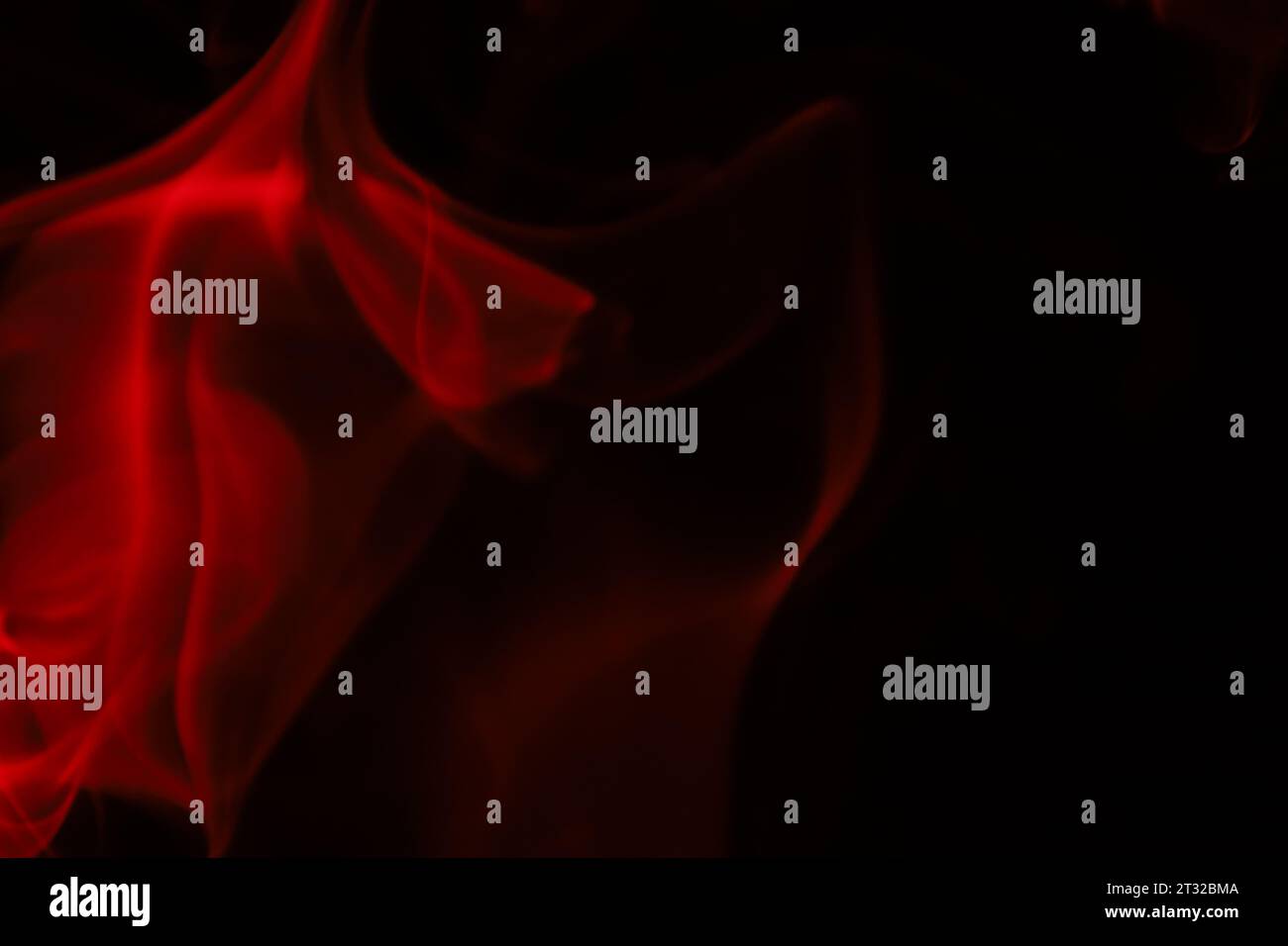 Red smoke on a dark background, colourful abstract, Red fog ...