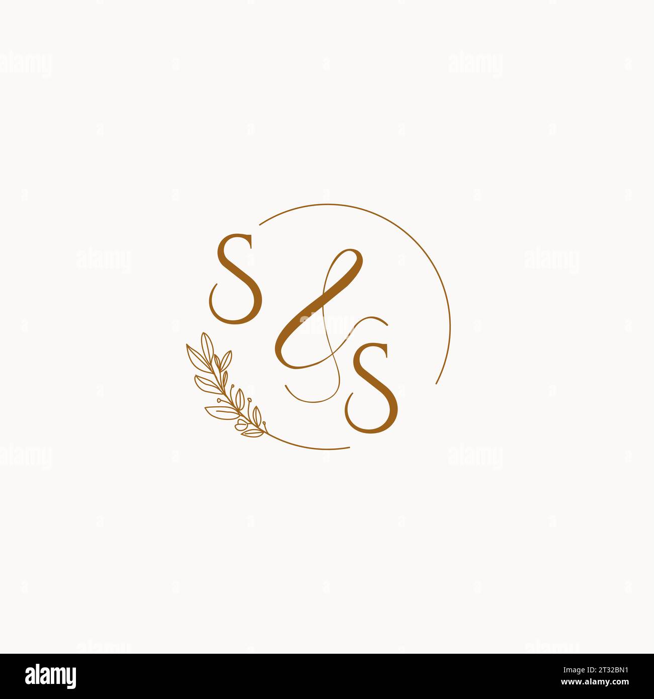 SS initial wedding monogram logo design ideas Stock Vector Image & Art ...