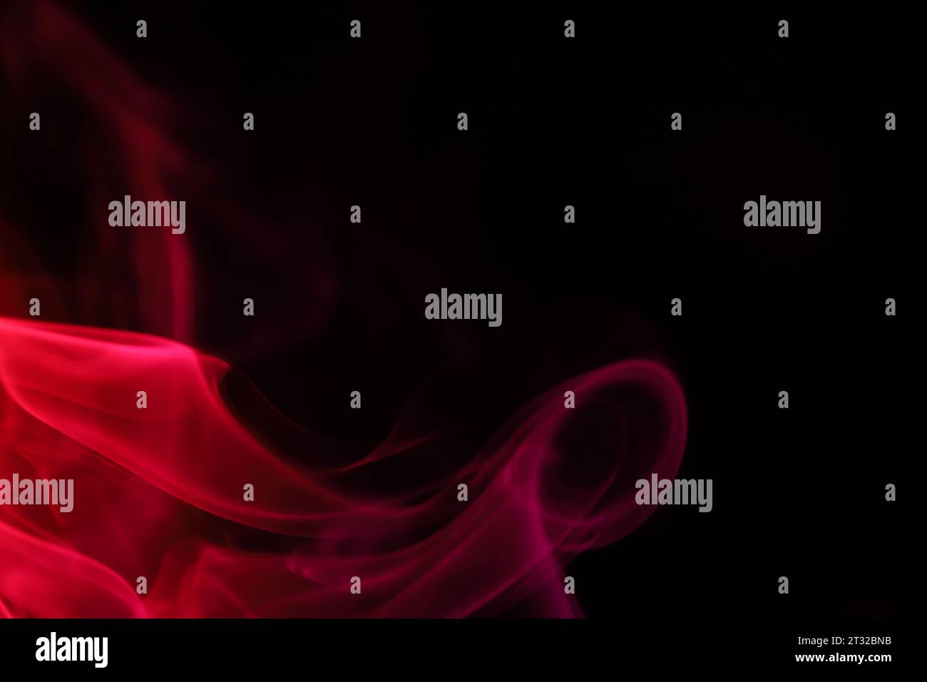 Red smoke on a dark background, colourful abstract, Red fog ...
