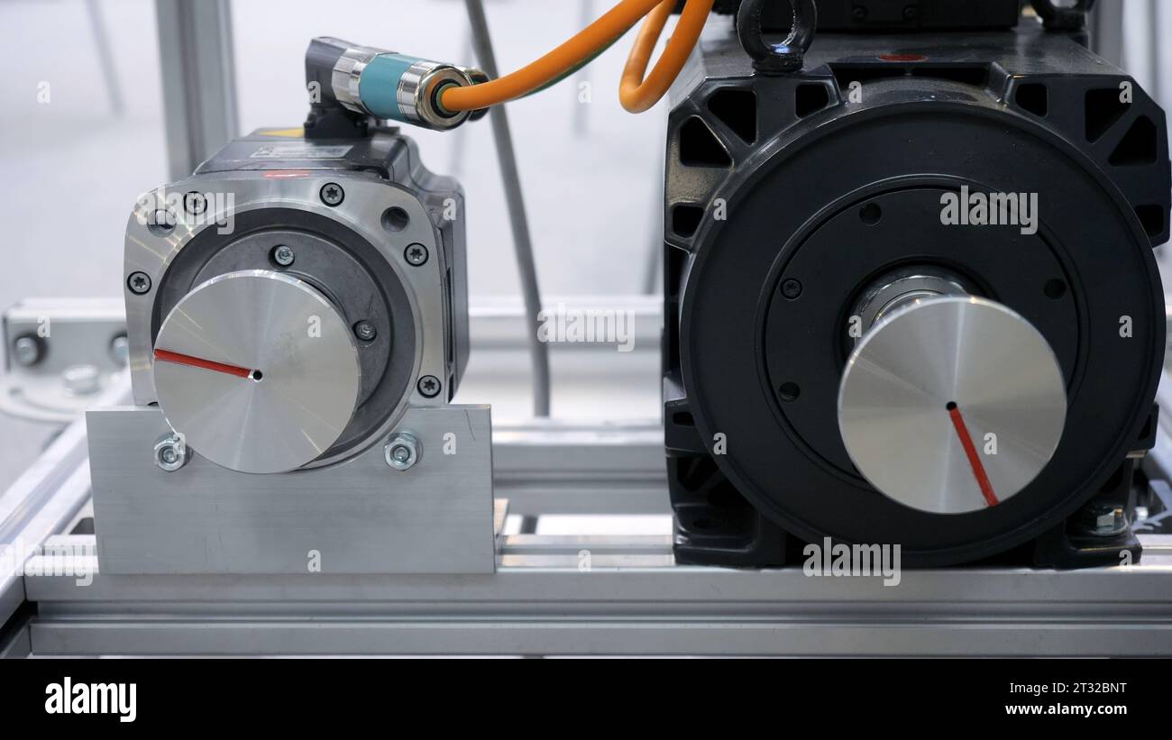 Metal cylindrical parts with rotating disks with indicators. Media ...