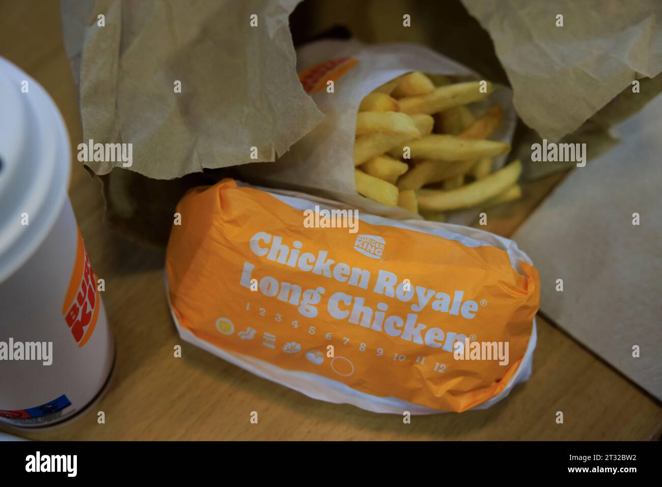 Long chicken meal hi-res stock photography and images - Alamy