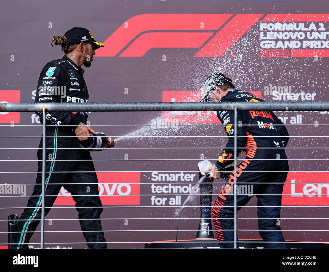 Austin, Texas, USA. 22nd Oct, 2023. 44.Mercedes AMG Petronas F1 Team ...