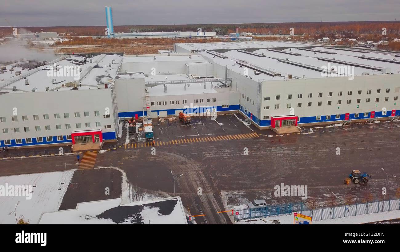 Aerial footage large industrial complex hi-res stock photography and ...