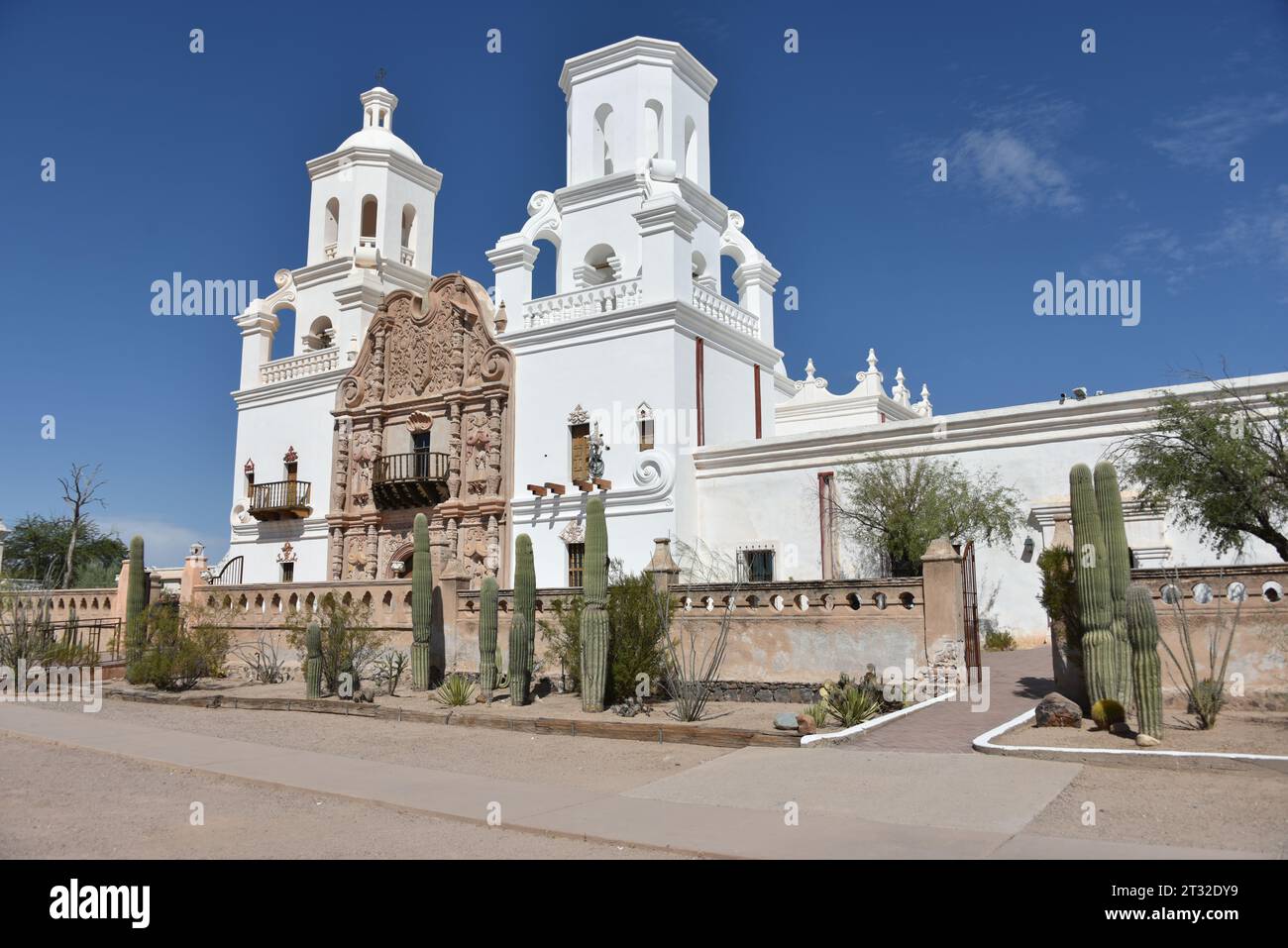 Mission San Xavier del Bac. Tucson AZ USA. The San Xavier del Bac ...