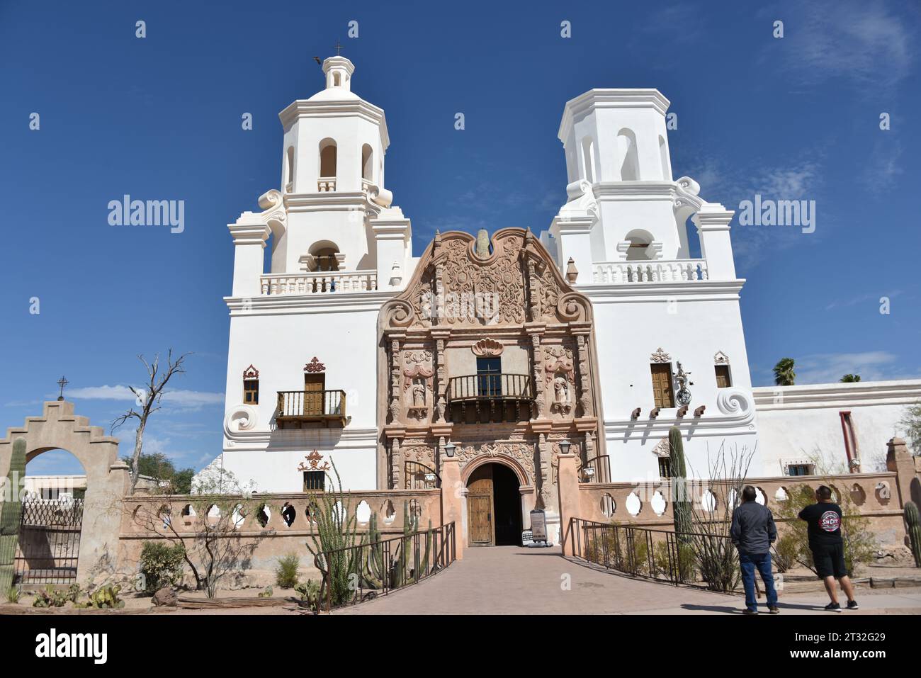 Mission San Xavier del Bac. Tucson AZ USA. The San Xavier del Bac ...