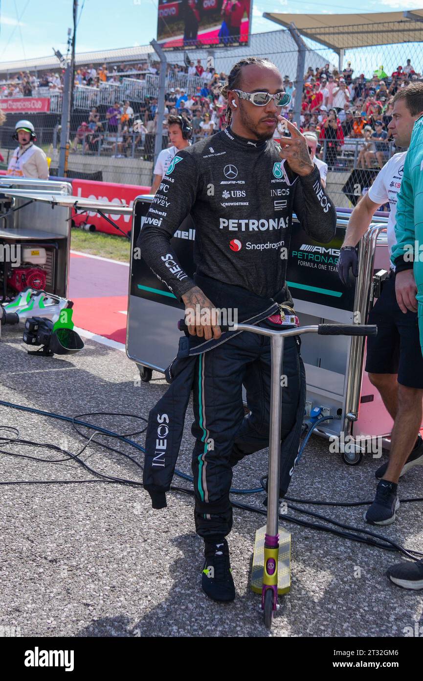 Lewis Hamilton - Mercedes during the United States Grand Prix 2023 ...