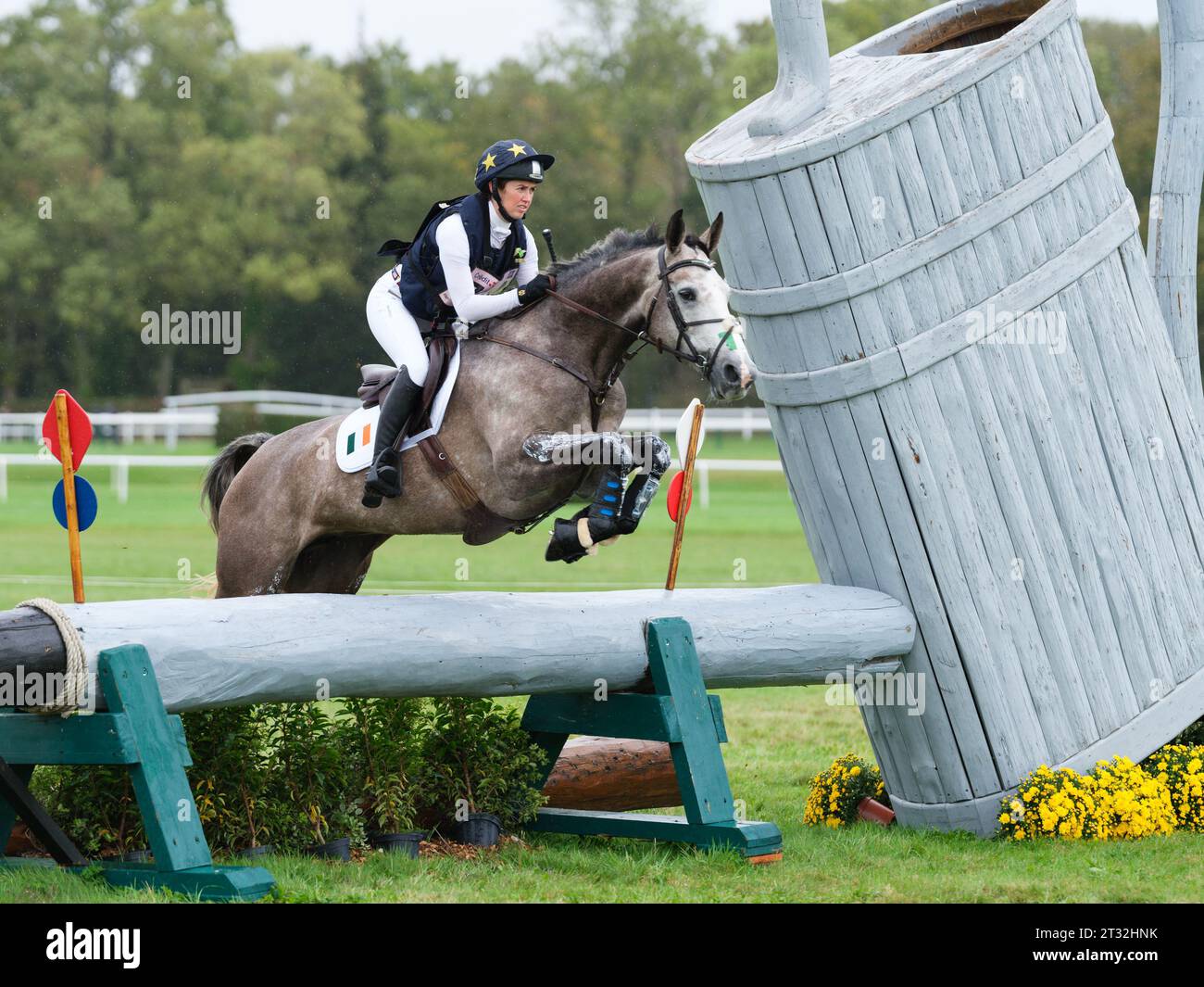 Alyssa O'NEILL of Ireland with Danos Lola during the cross-country at ...