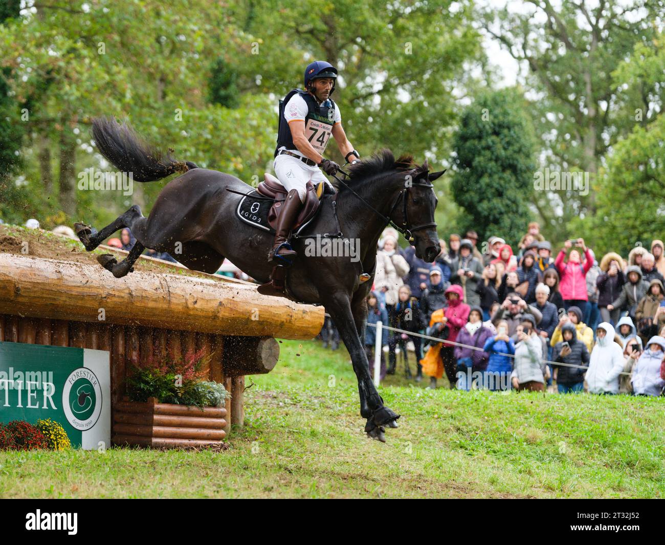 Albert HERMOSO FARRAS of Spain with Pantera Pomes during the cross ...