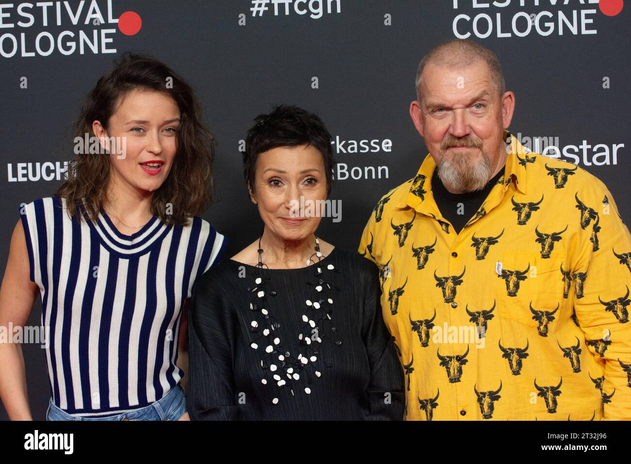 Cologne, Germany. 22nd Oct, 2023. Dietmar Baer, Tinka Fuerst, and ...