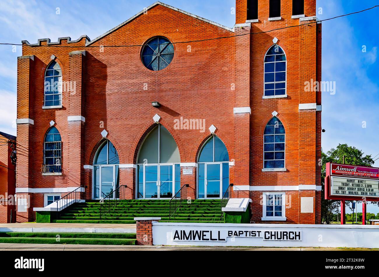 Aimwell Missionary Baptist Church is pictured, Oct. 21, 2023, in Mobile, Alabama. The church was ...