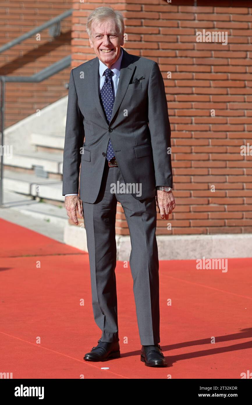 Rome, Italy. 22nd Oct, 2023. Claudio Lippi attends the red carpet for ...