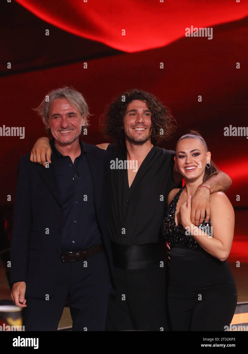 Rome, Italy. 21st Oct, 2023. Rome, Rai Auditorium of the Foro Italico, TV broadcast "Dancing ...