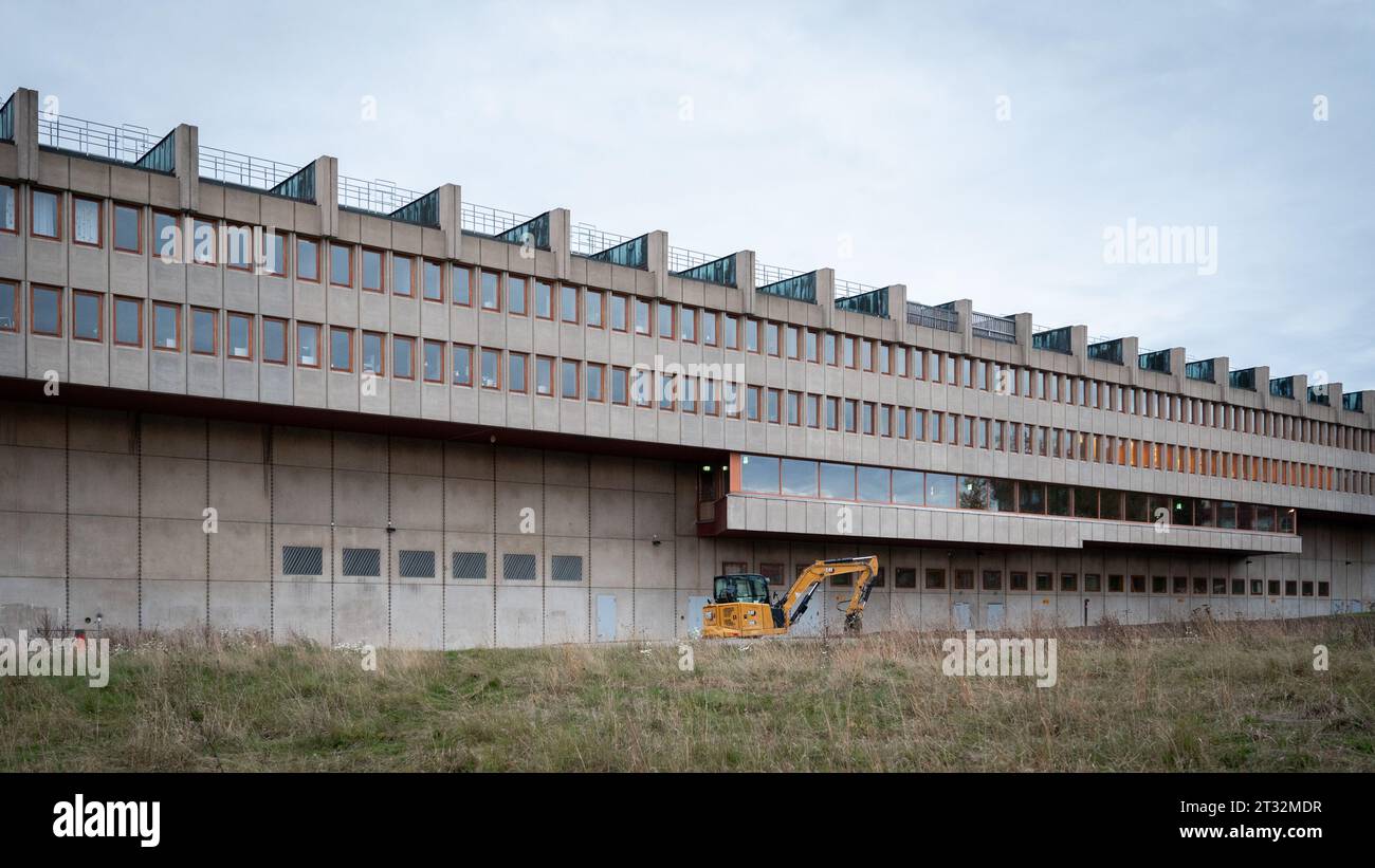 The beautiful building of the Film House (Filmhuset) in Stockholm ...