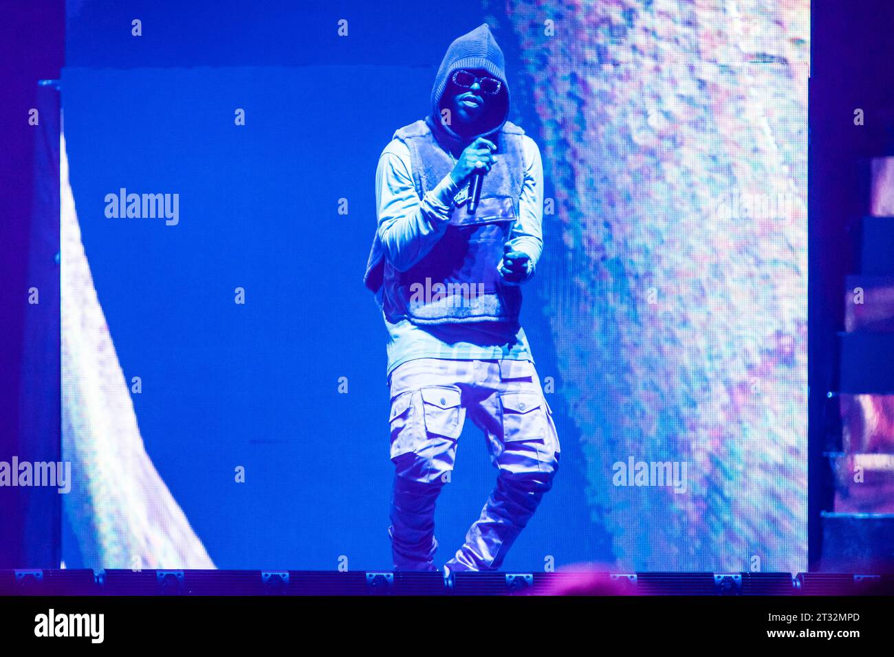 Milan, Italy. 22nd Oct, 2023. The American singer and record producer ...