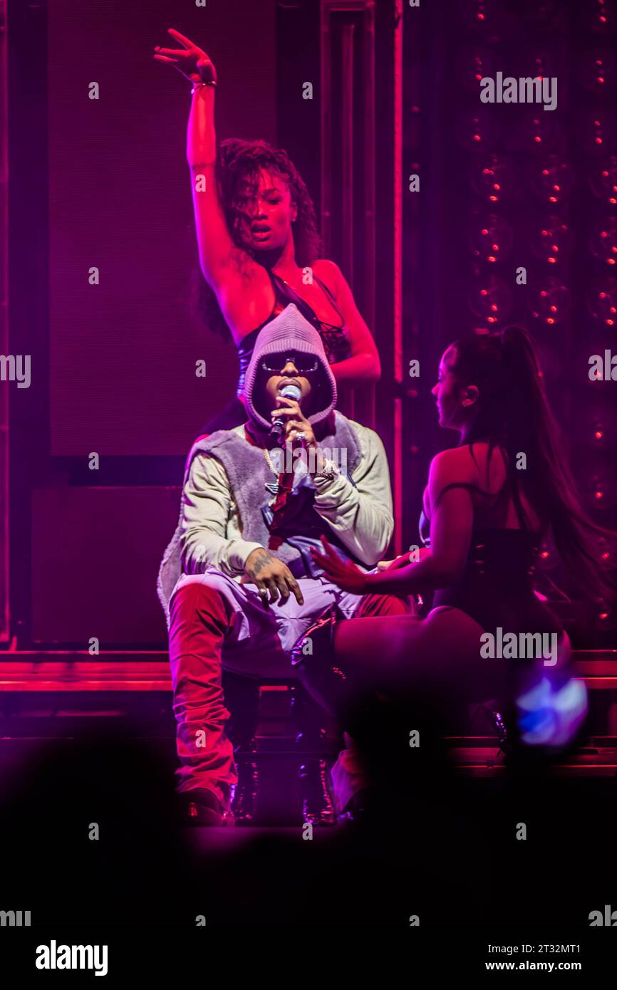 Milan, Italy. 22nd Oct, 2023. The American singer and record producer ...