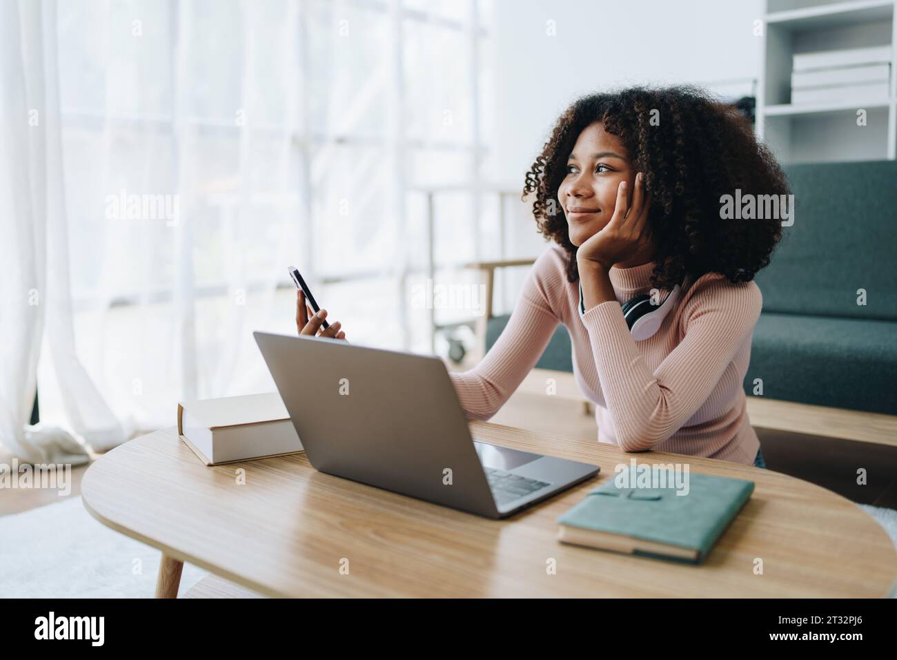 african american university using smartphone mobile foreign exchange ...