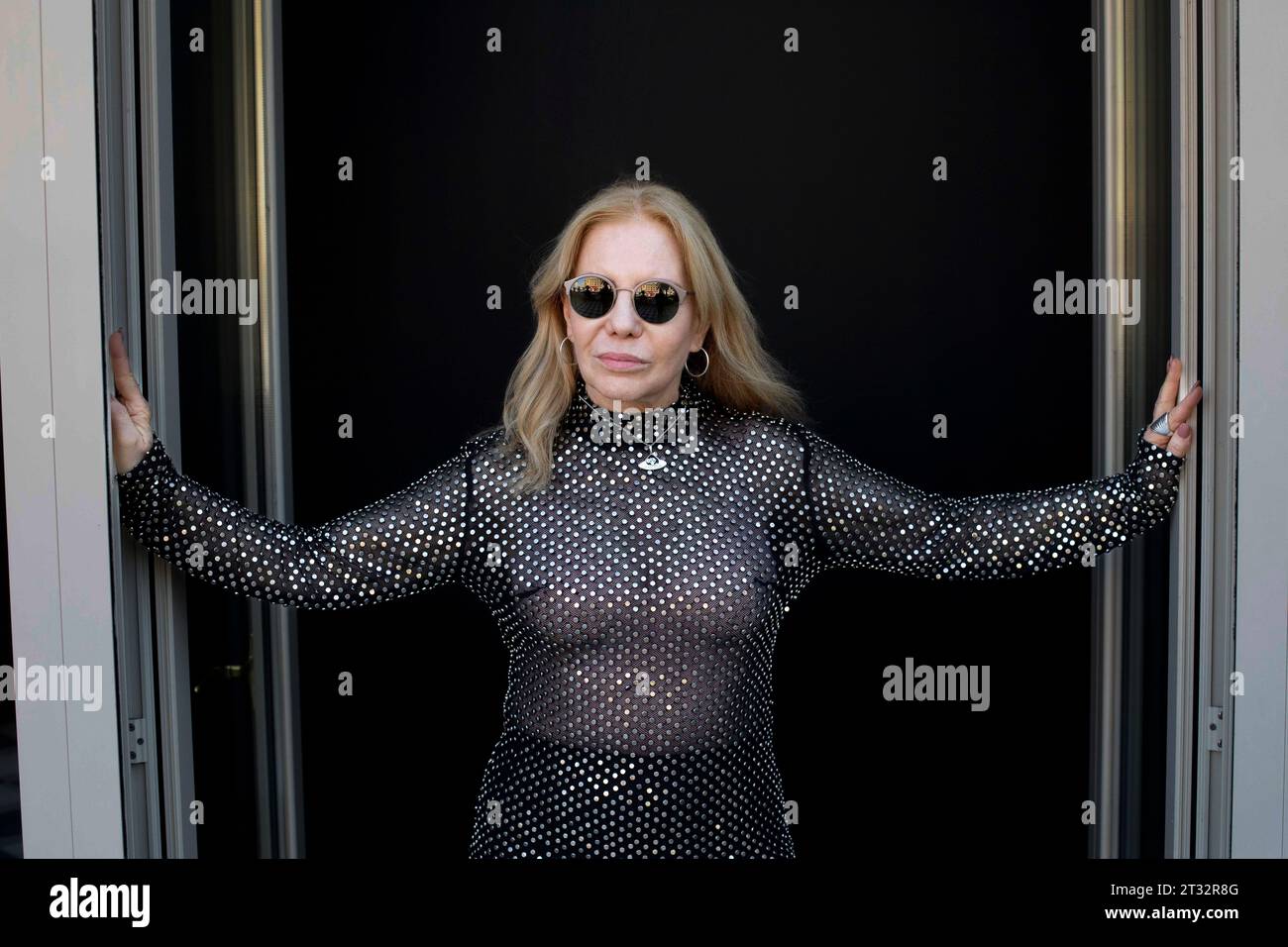 Cecilia Roth poses during the promotion of La Mesias 71st San Sebastian ...