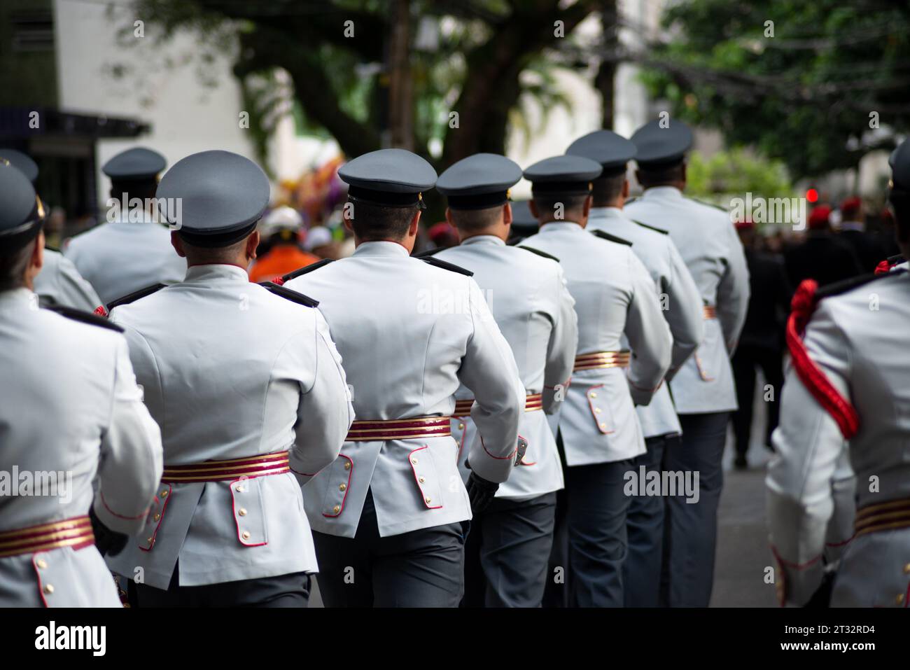 Salvador, Bahia, Brazil - September 07, 2023: Bahia military police ...
