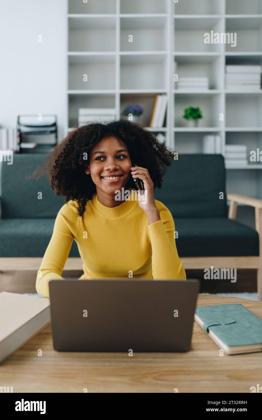 african american university using smartphone mobile foreign exchange ...