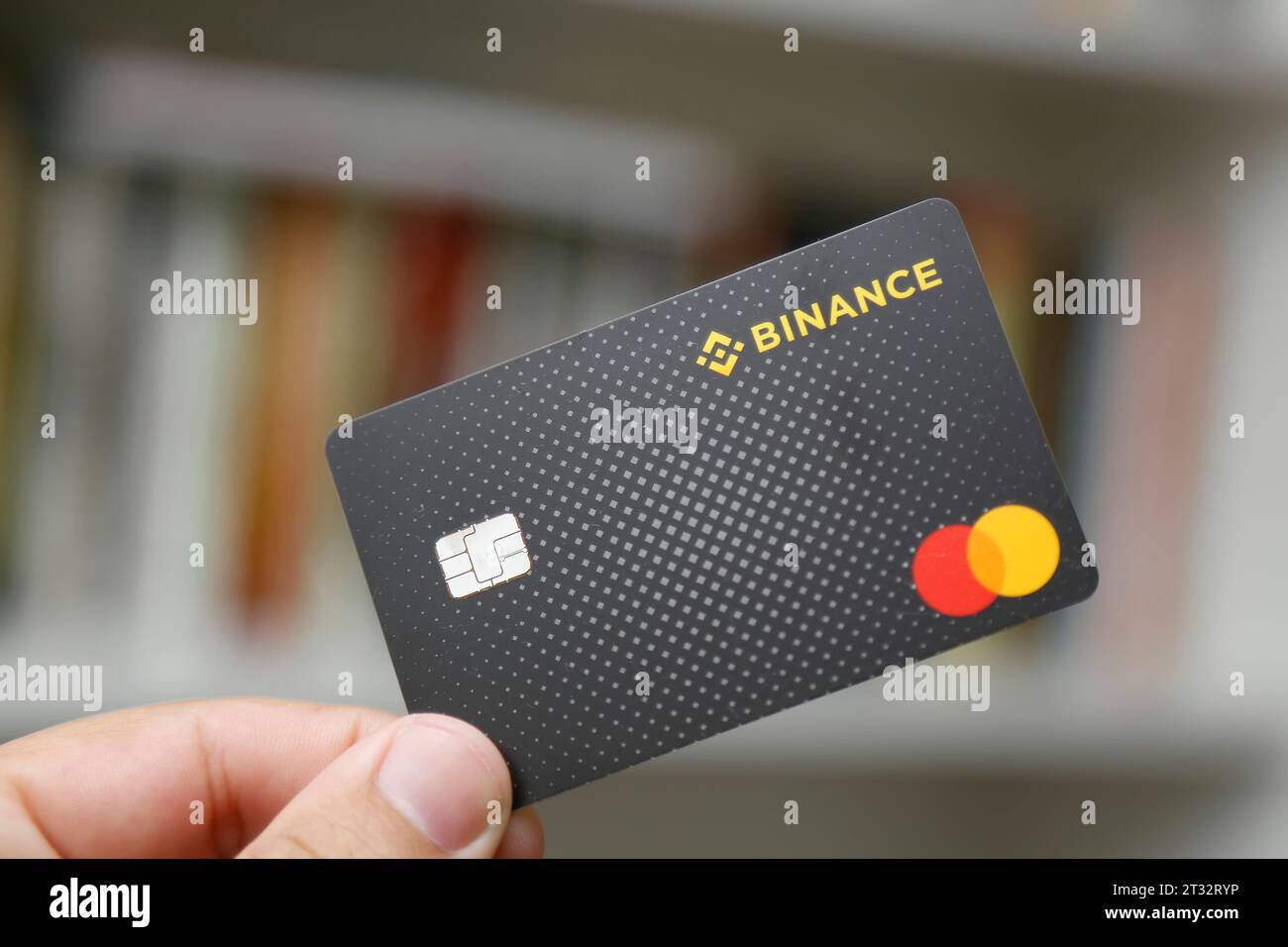 Minas Gerais, Brazil - May 01, 2023: Binance Mastercard logo credit ...