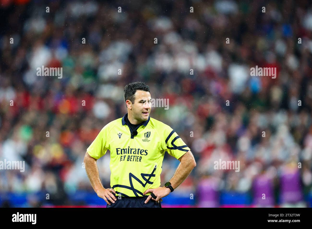 REFEREE Ben O'Keeffe (New Zealand Rugby Union) during the Rugby World ...