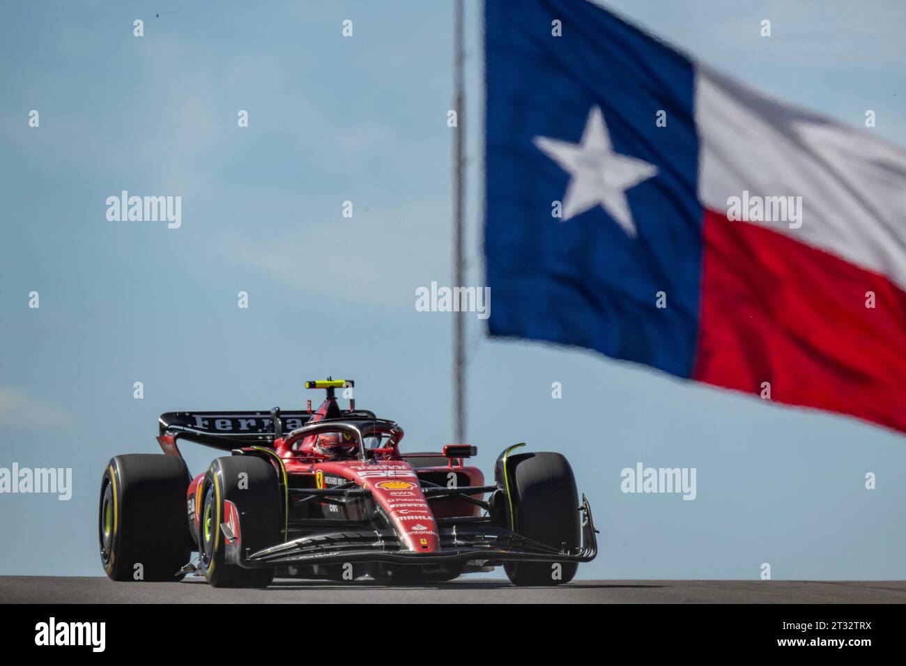 Austin, USA. 22nd Oct, 2023. Oct 22, 2023. Carlos Sainz #55 for the ...