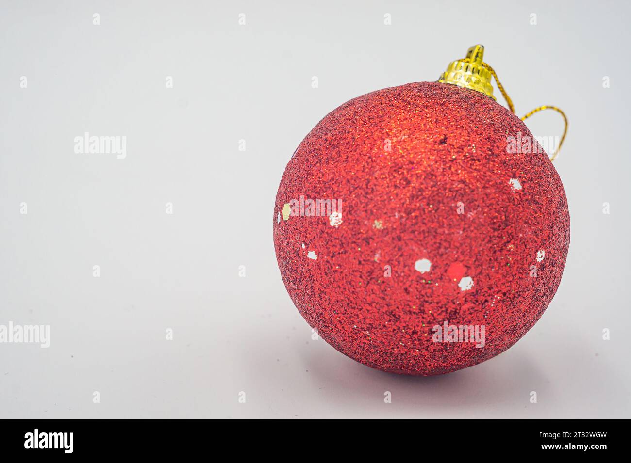 Christmas card conception. Creative layout with Christmas bauble ...