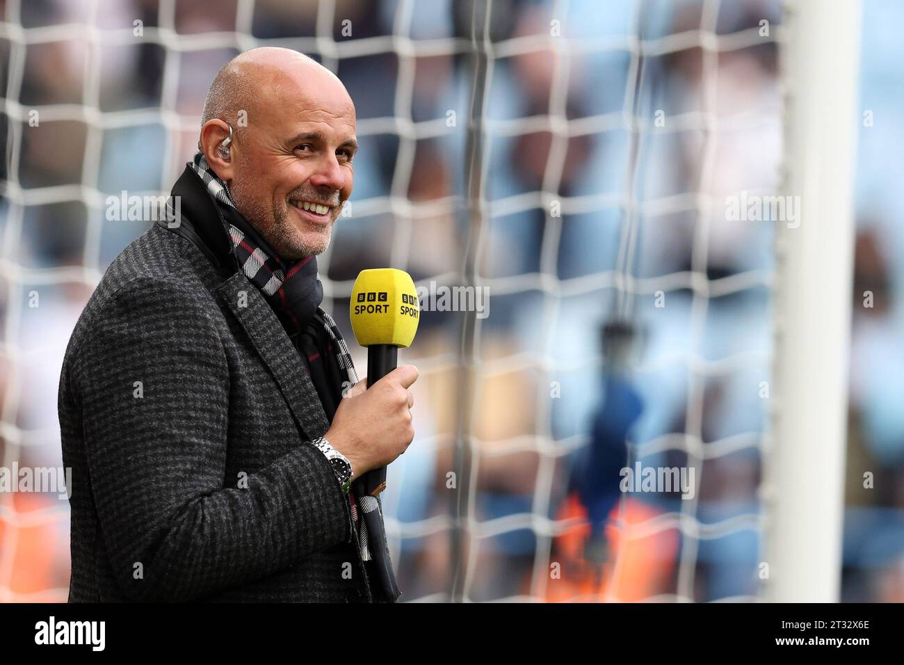 Birmingham, UK. 22nd Oct, 2023. Jason Mohammad looks on while working ...