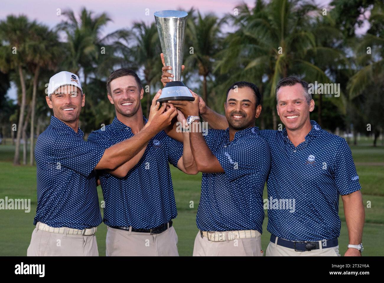 2023 Team Champions, (L-R) Charles Howell III, Captain Bryson ...