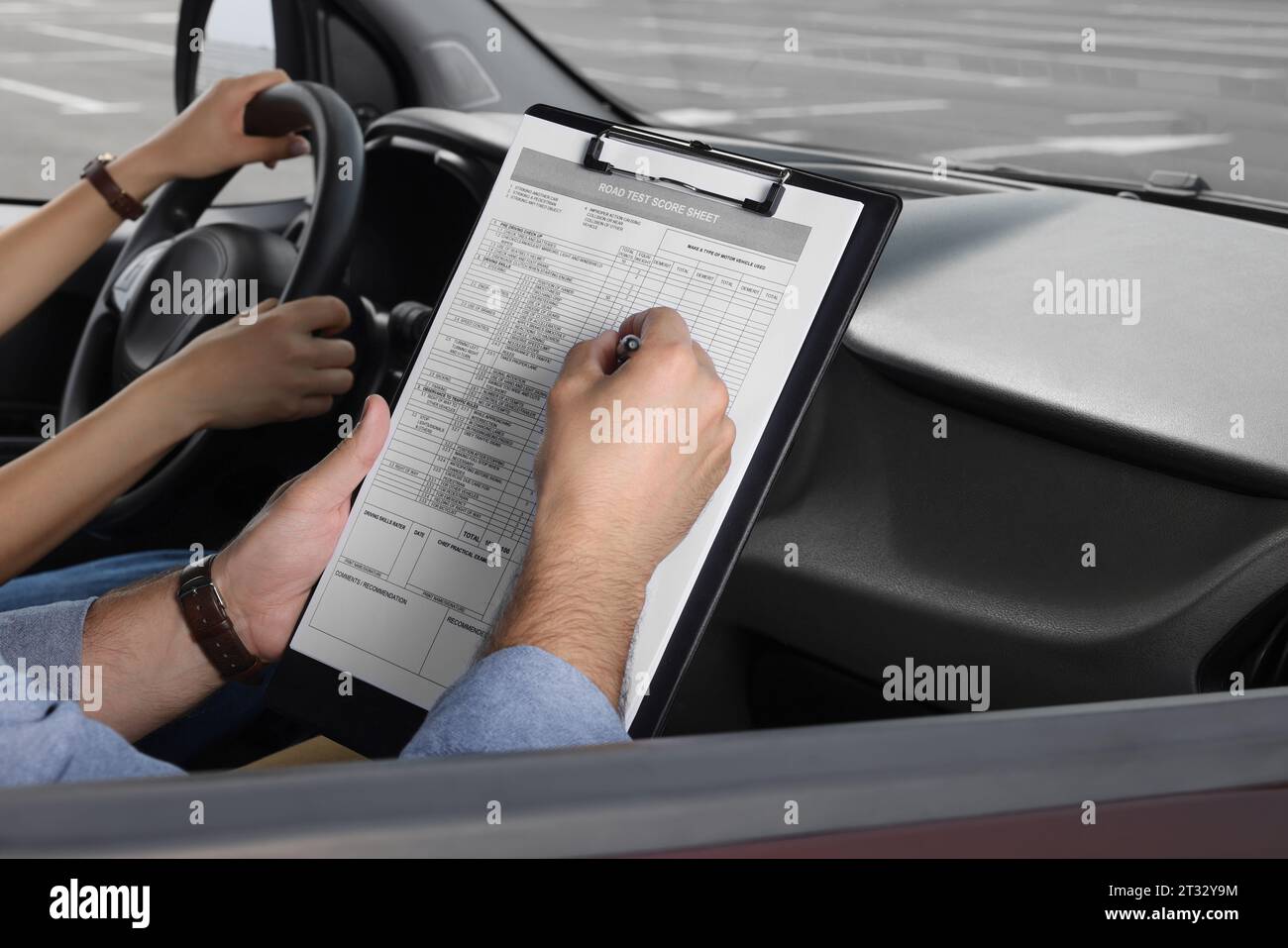 Female parking inspector hi-res stock photography and images - Alamy