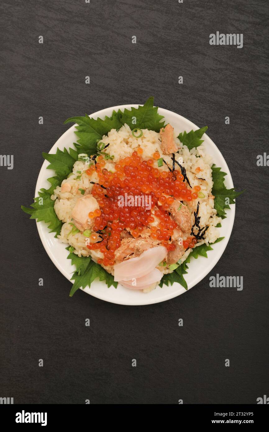 Salmon roe rice hi-res stock photography and images - Alamy